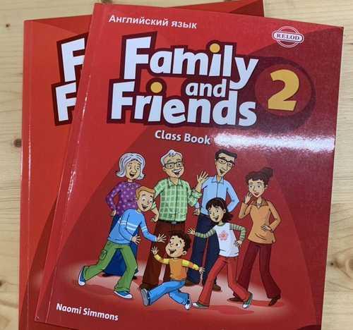 Учебный комплект family AND friends 2, новый