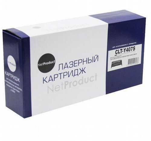 Желтый, vt-6104, Картридж NetProduct CLT-Y407S Samsung CLP-320/320n/325/CLX-3185, Y, 1K