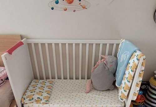 Детская кроватка IKEA сундвик