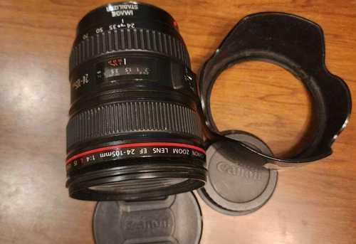 Объектив Canon zoom lens EF 24-105 1:4