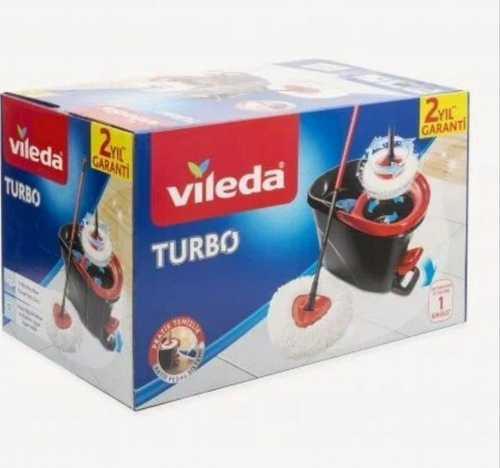 Набор для уборки швабра Vileda Turbo (новый)