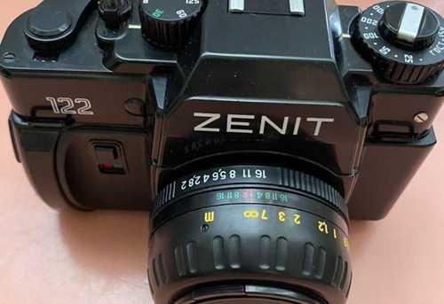 Плёночный фотоаппарат zenit 122 обьектив zenitar