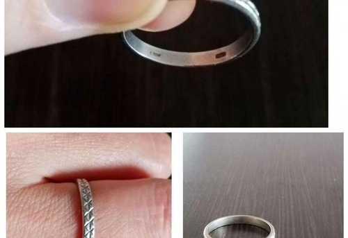 Серебряное кольцо женское 18 р-р