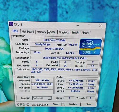 Комплект мать проц i7 2600k 16 gb ddr 3