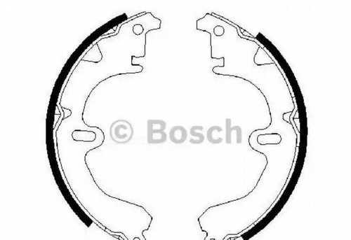 Bosch 0 986 487 203 Колодки тормозные барабанные п