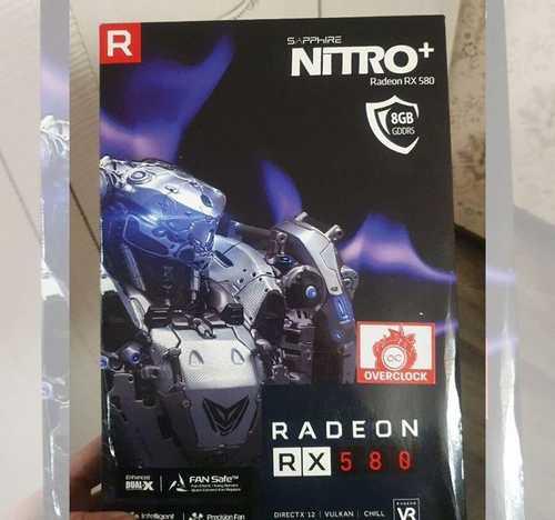 Видеокарта rx580 8gb sapphire nitro