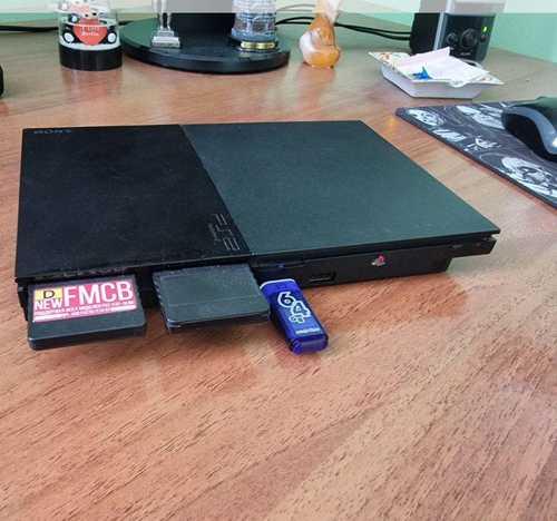 Sony playstation 2 slim чипованная 9008