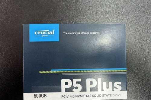 SSD диск crucial P5, 500 гб, CT500P5pssd8