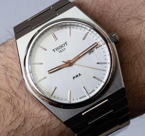 Часы мужские Tissot PRX белые