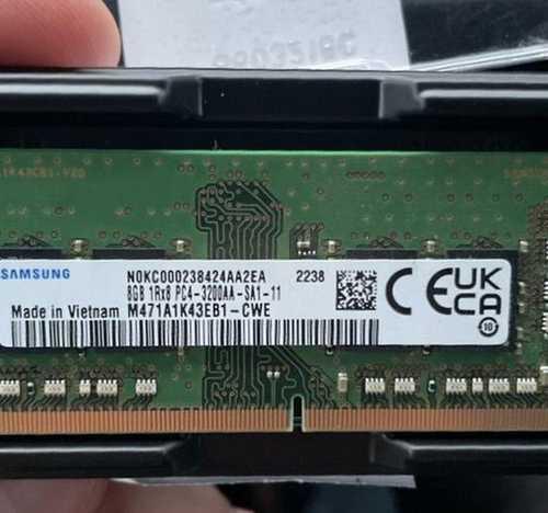 Оперативная память ddr4 8gb samsung