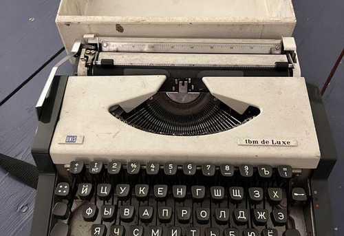 Пишущая машинка unis tbm de luxe