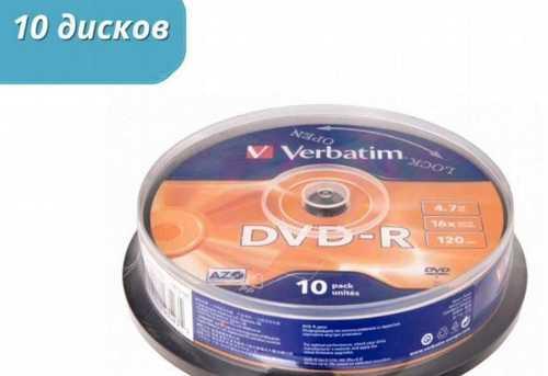Болванка Диск DVD-R Verbatim 4.7Gb 16x