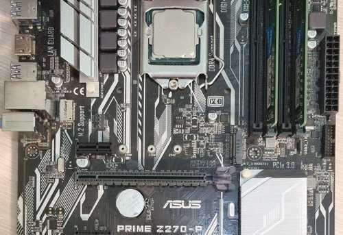 Intel core i5 7600 asus prime z270p ddr4 16gb