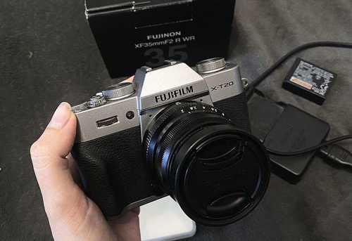 Fujifilm x-t20 + объектив Fujinon XF 35mm f/2 R WR