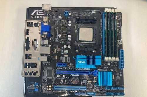 Комплект AMD FX 6200 + материнка + 8 ddr3