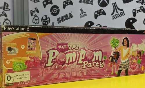 Eye Toy Play Pom Pom Party PS2 с камерой Б\У