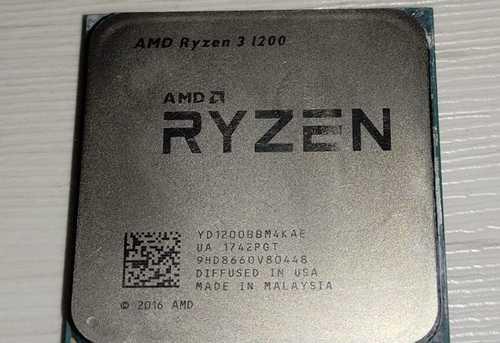 Процессор AMD ryzen 3 1200 3.1GHz