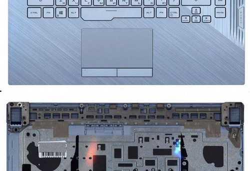 Клавиатура к Asus Strix G15 G512LWS топ-панель сер
