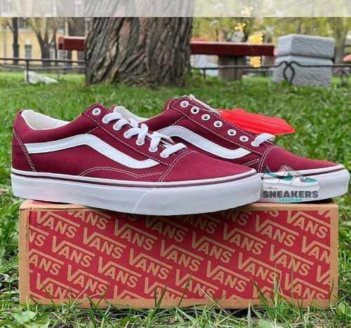 Кеды Vans Old Skool Textile Burgundy