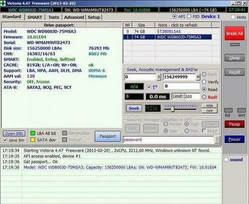 Жёсткий диск 3.5" 80Gb Western Digital WD800JD