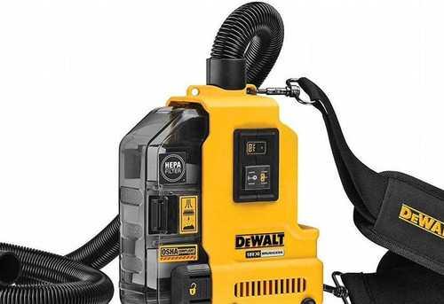 Промышленный аккумуляторный пылесос dewalt DWH161N