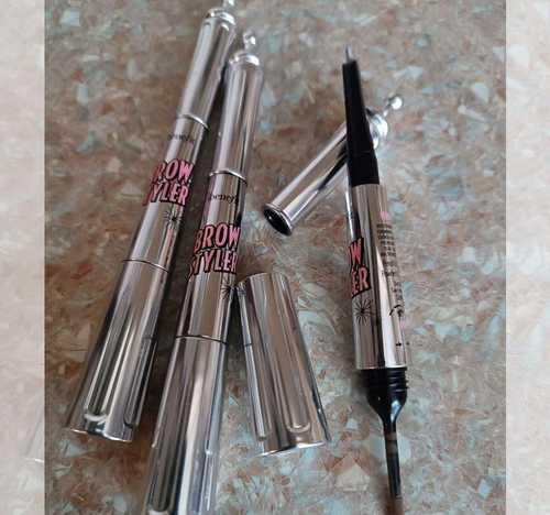 Benefit brow styler пудра +карандаш для бровей 3