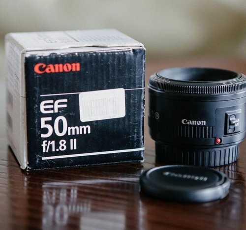 Объектив Canon 50mm 1.8