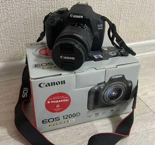 Зеркальный фотоаппарат Canon eos 1200d