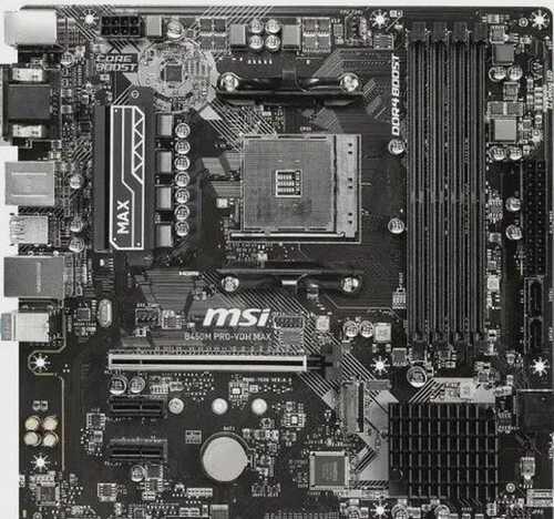 Материнская плата Msi B450M PRO-VDH MAX