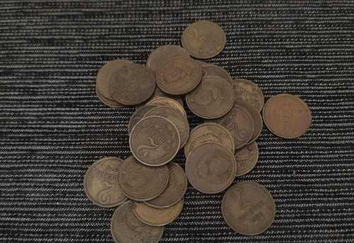 Монеты 2 копейки СССР разных годов