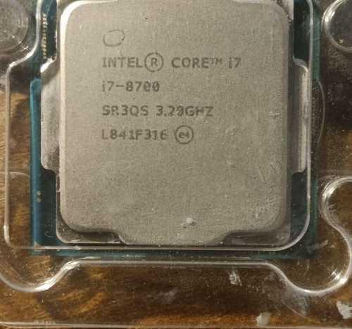 Cpu intel core i7 8700