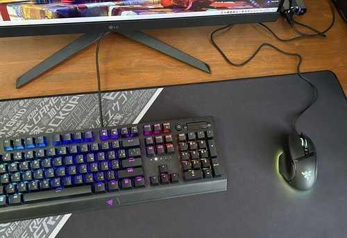 Игровой набор Razer клавиатура + мышка + коврик