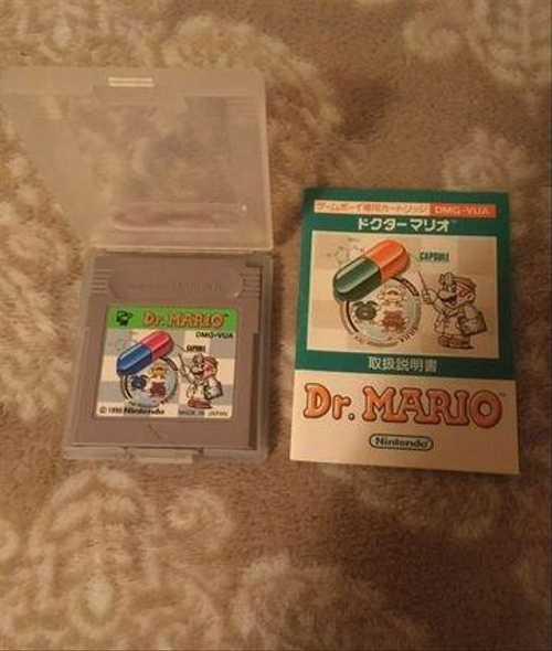 Игра Dr. mario для Game Boy