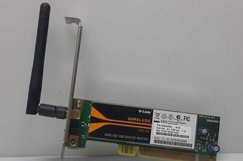 PCI Wi-Fi адаптер D-Link DWA-520 (б/у)