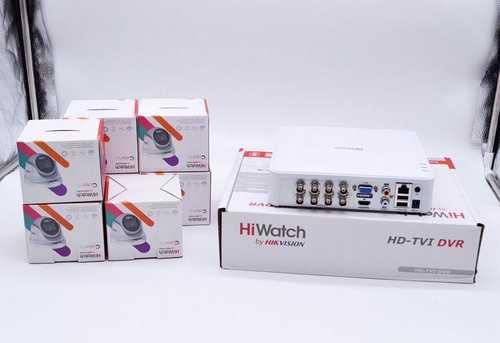Видеокамеры купольные HiWatch 5MP и регистратор