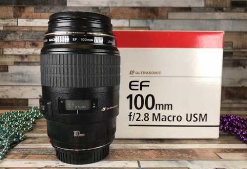 Canon EF 100mm f/2.8 Macro USM (A489)