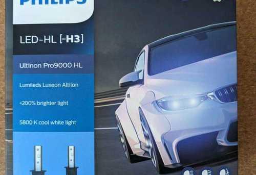 Лампы Philips Ultinon Pro9000 HL LED H3 5800K 18W