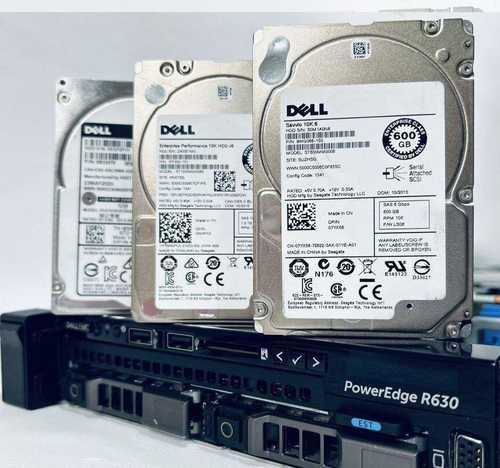 Сервер Dell PowerEdge R630 8SFF с гарантией