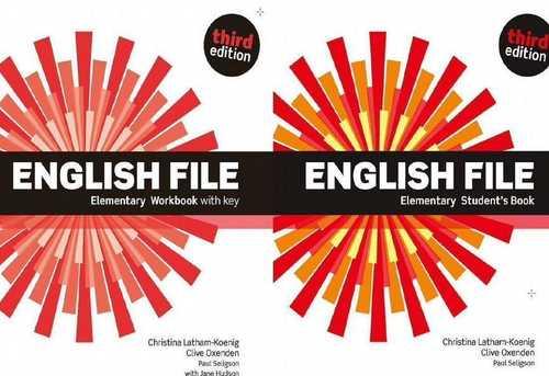 English File 3ed Elementary Studens book+Wоrkbооk