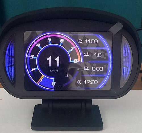 Автомобильный цифровой спидометр Р2 OBD LCD