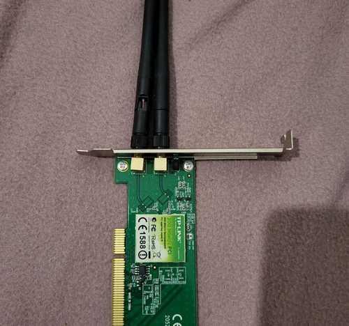 Wifi адаптер pci tp-link 300мбит/с