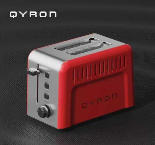 Тостер qyron TS601 GR красный