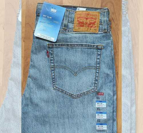 Нов Levis 511 оригинал W38 W36 The Trick Cool Лето