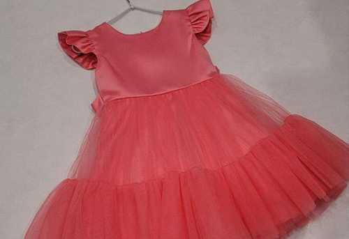Новое нарядное платье для девочки 98