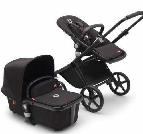 Коляска 2в1 Bugaboo Fox Cub, Black/Midnight black