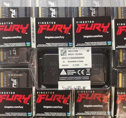 DDR4 16Gb 3200Mhz Sodimm Kingston Fury