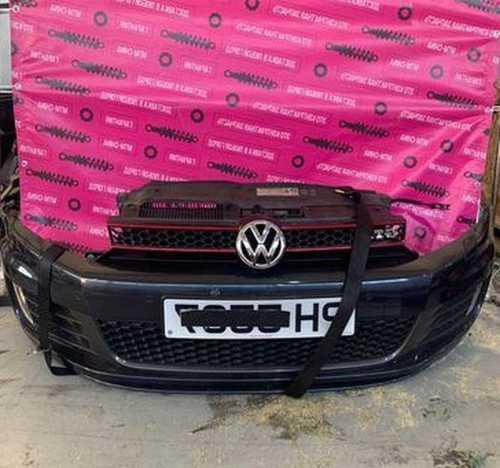 Ноускат Volkswagen Golf GTI 6 (Телевизор, кассета радиатора, бампер передний, фары, усилитель бампер