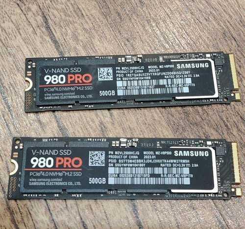 Ssd m2 nvme 500gb samsung 980 PRO