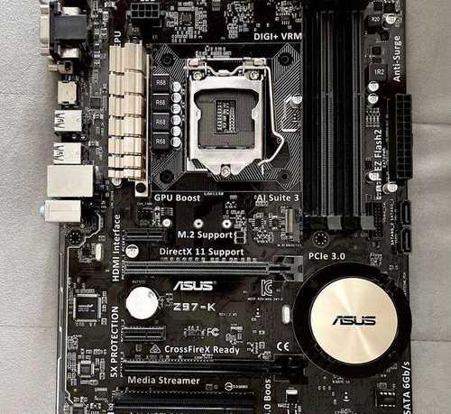 Продается игровая связка asus Z97-K / i5 / 8 гб