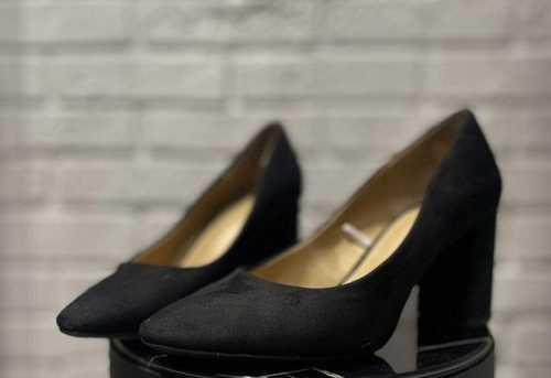 Туфли на каблуке черные H&M, 37 размер